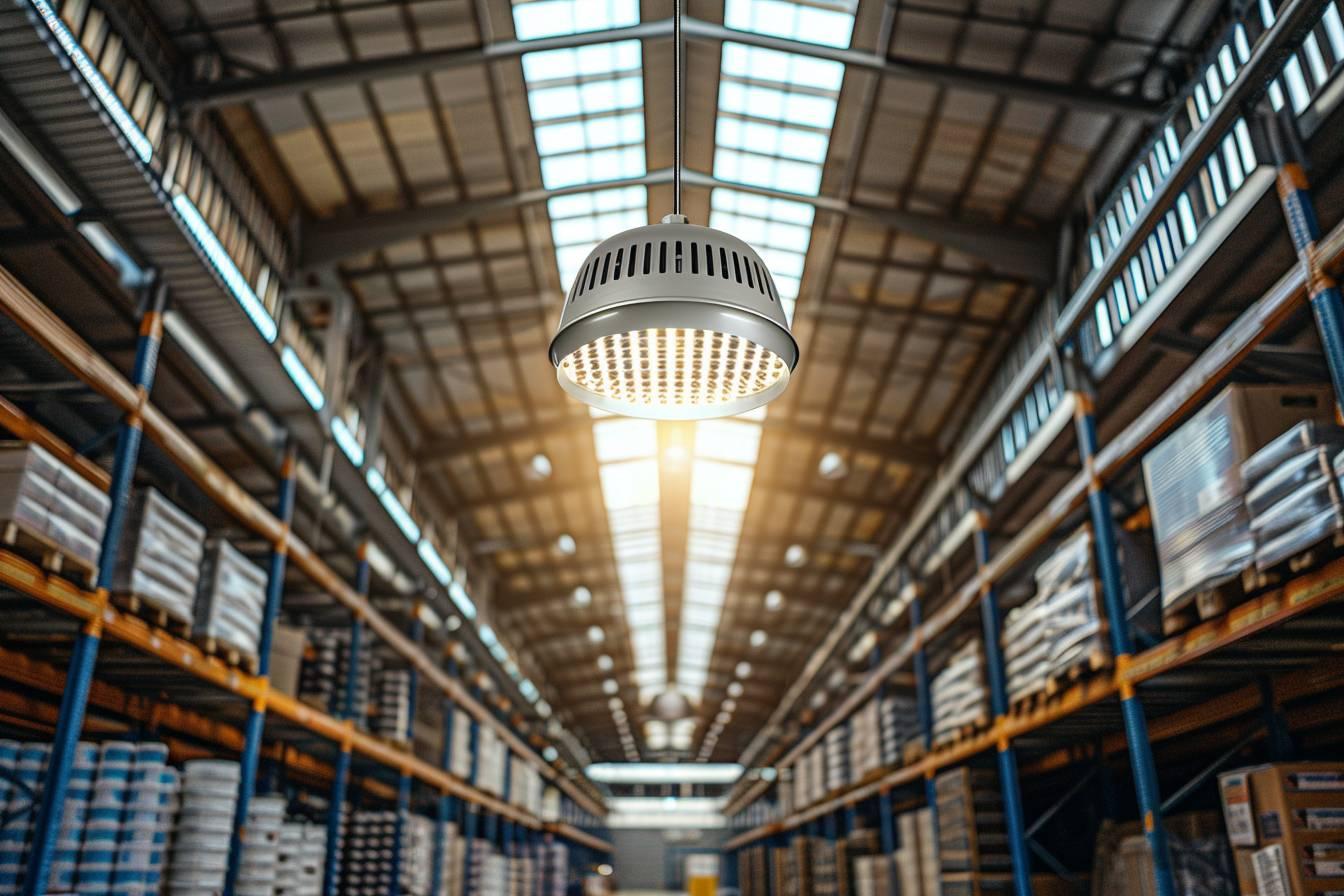 Plafonnier industriel : éclairage puissant et design robuste pour ...